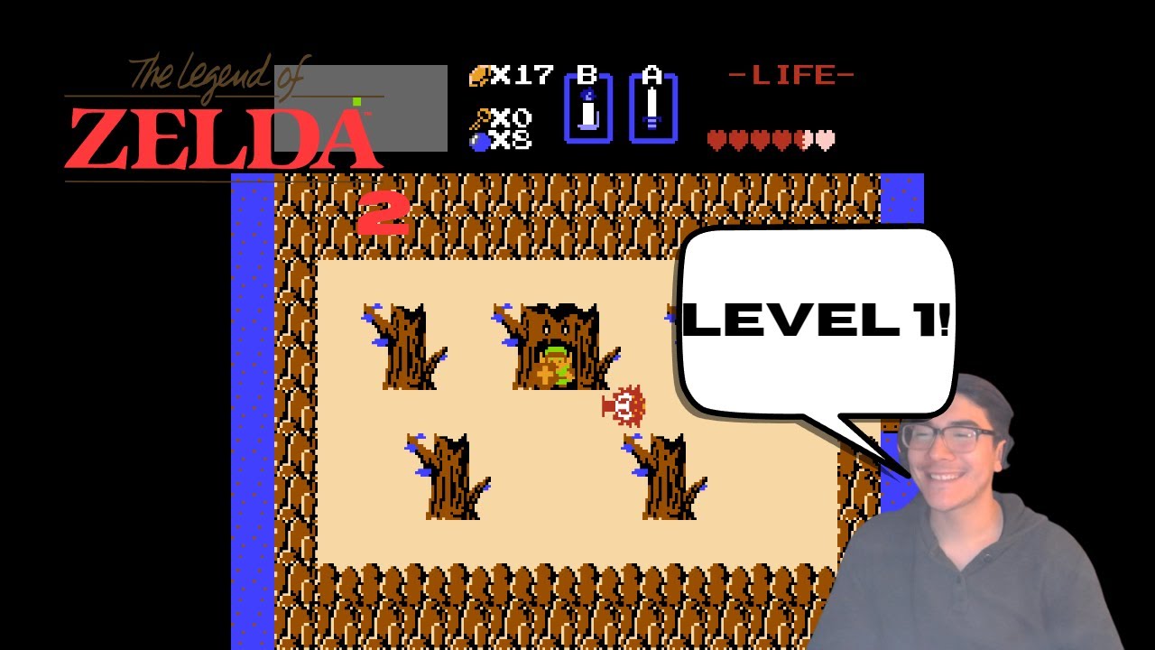 IT'S TIME FOR LEVEL 1! | The Legend of Zelda (NES) - Part 2 - YouTube