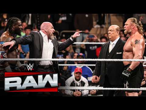 Triple H gets in between Brock Lesnar and Oba Femi: Raw highlights, March 30, 2026