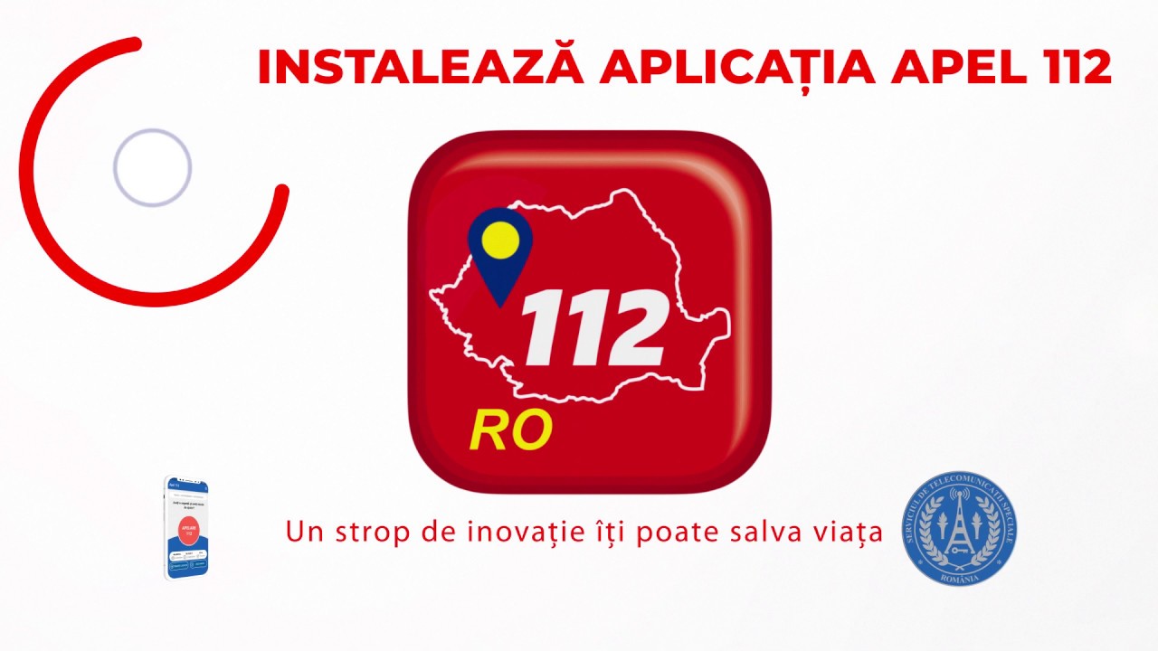 Spot video Aplicatia mobilă Apel 112 - YouTube