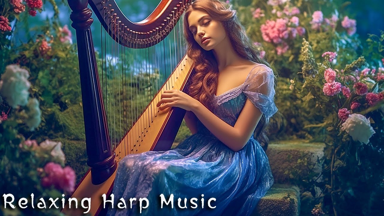 Heavenly Harp Music - Best Relaxing Harp Music for Stress Relief, Sleep ...