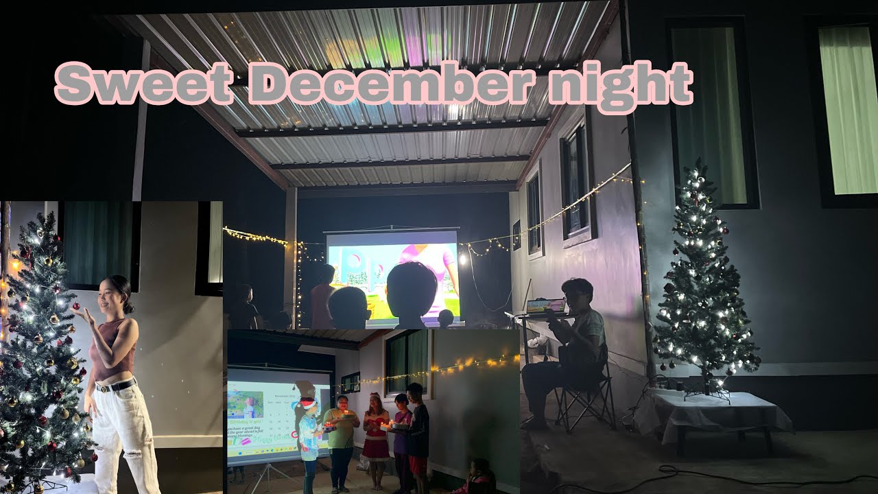 We celebrate our sweet December night at my new home - YouTube