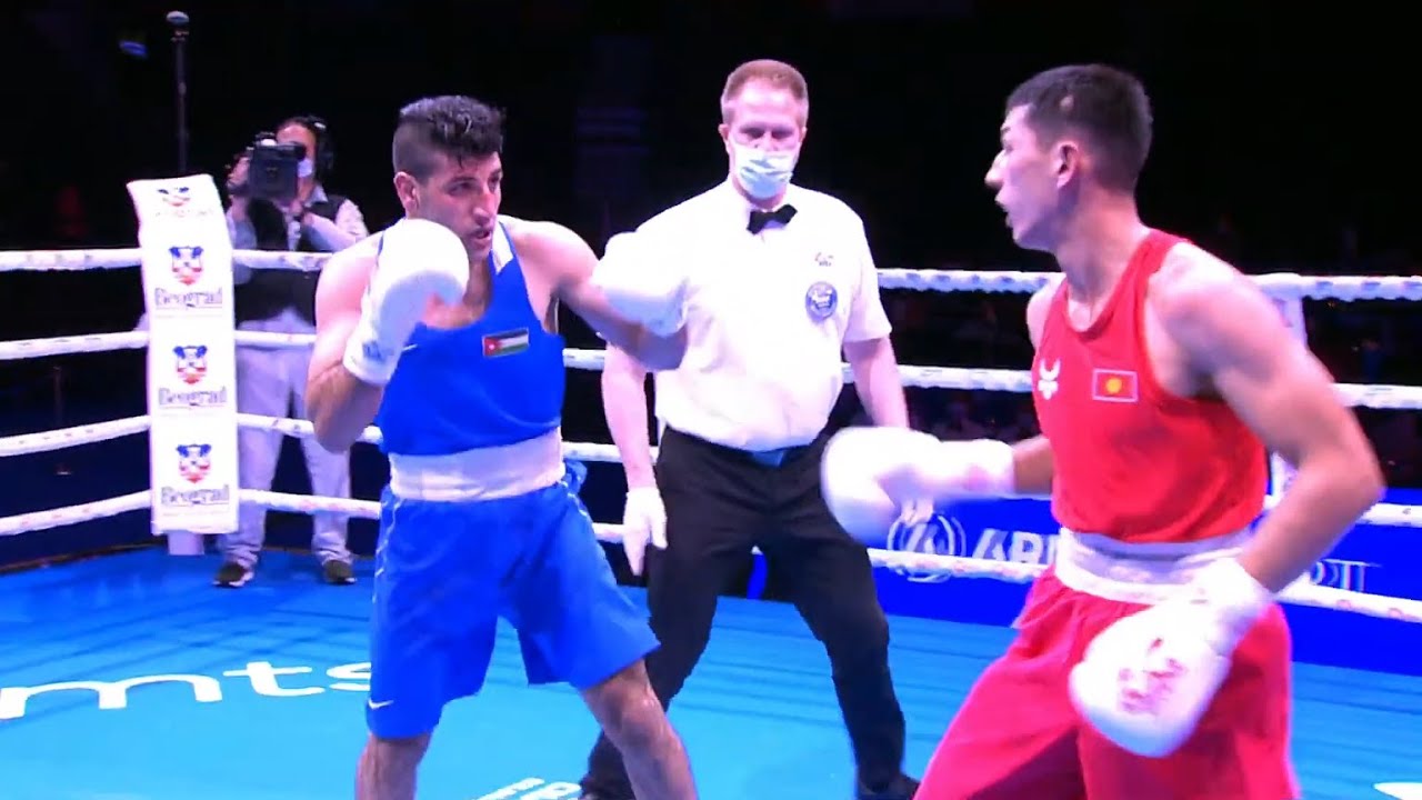 Day 4 (67kg) TALAIBEKOV Zhakshylyk (KGZ) vs ALKASBEH Obada (JOR) | AIBA ...