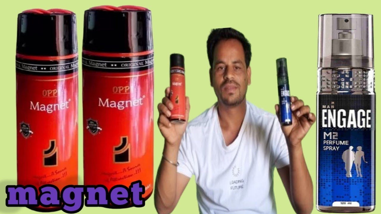 opp magnet and engage m2 paefume spray ka reaction। इंगेज परफ्यूम और ...