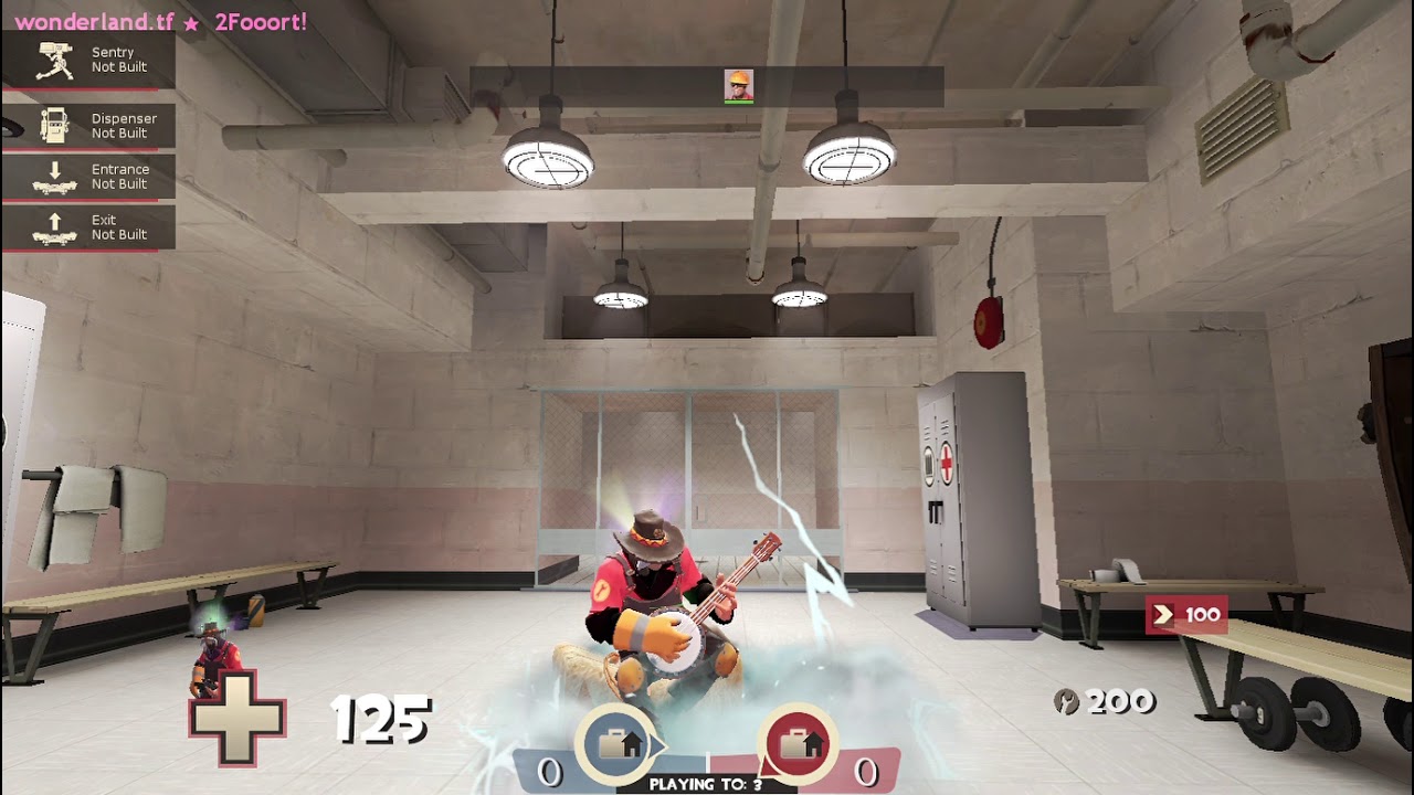 Tf2 Engineer expertly playing banjo - YouTube