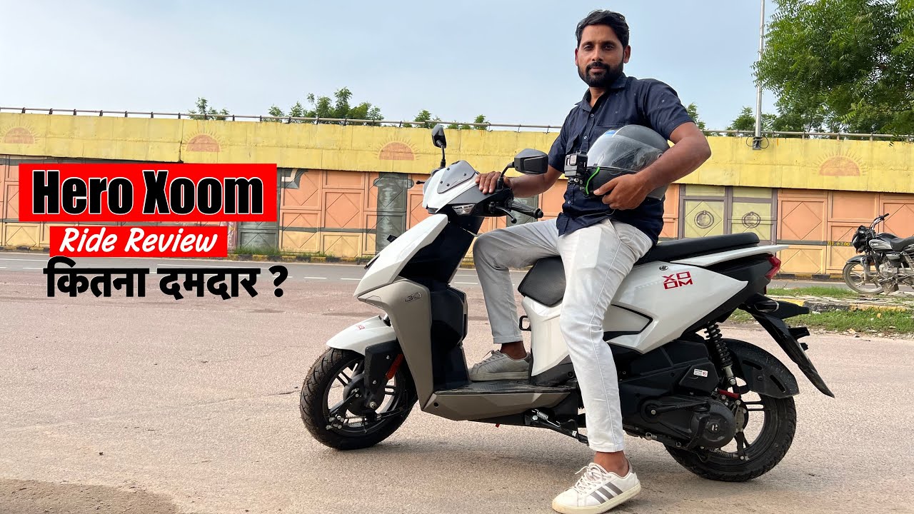 Hero Xoom 110 2023 Model First Ride Review - YouTube