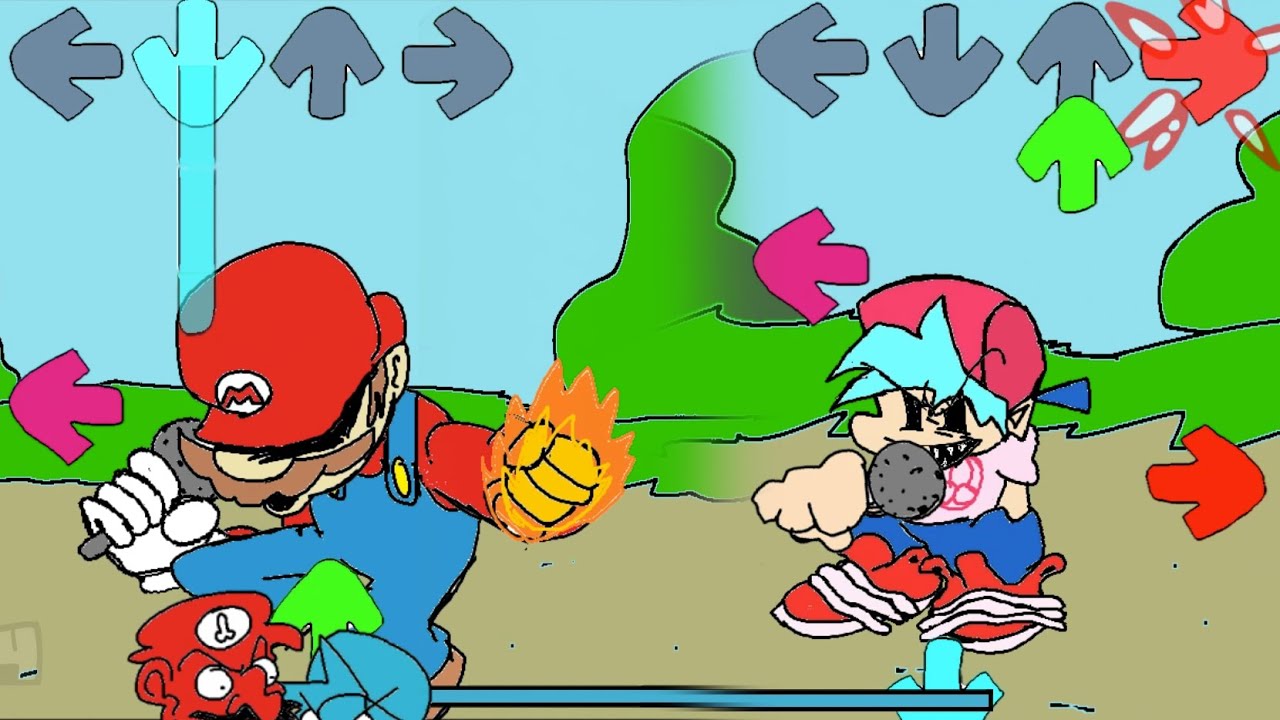 FNF - MARIO FNF PORT V2 (CANNED BUILD) - RIGHT NOW - YouTube