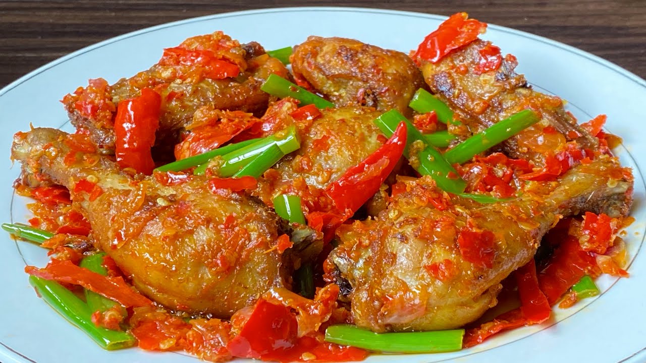 RESEP AYAM BALADO INI PALING SERING SAYA MASAK DIRUMAH !! Ga keras ...