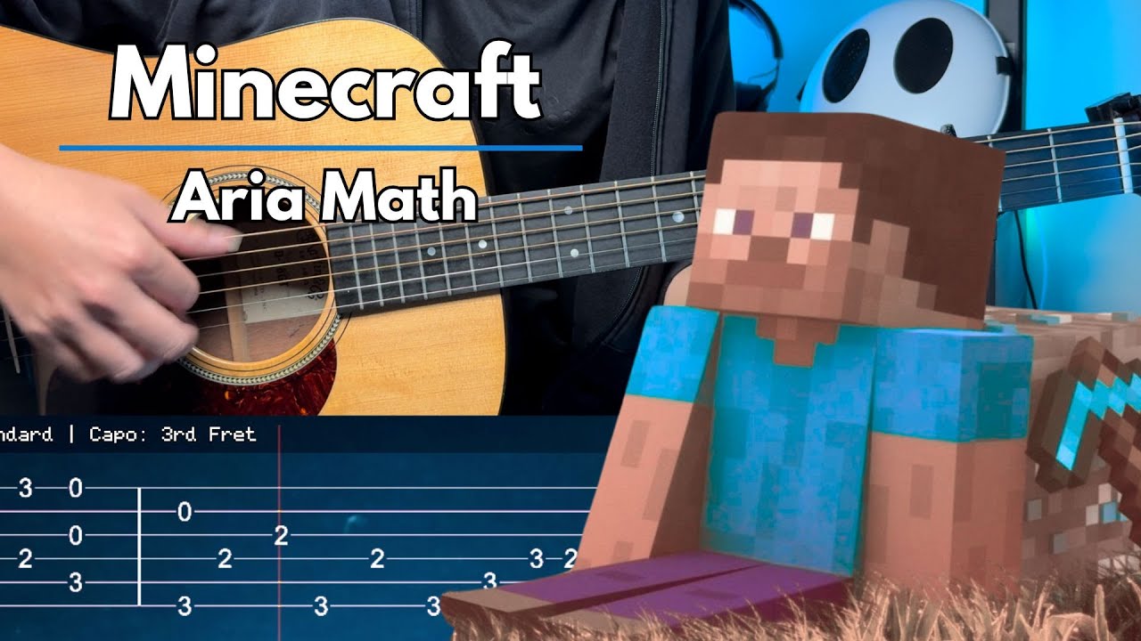 Minecraft | C418 - Aria Math (Guitar Tab) - YouTube Music