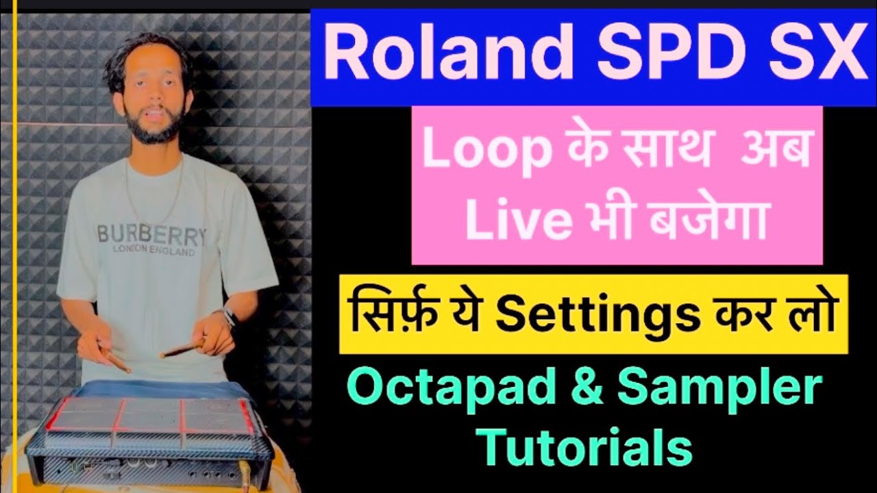 Roland SPD-SX Tutorial | Looping & Live Playing | Basic Features Tutorial || #spdsx #spdsxloops ...