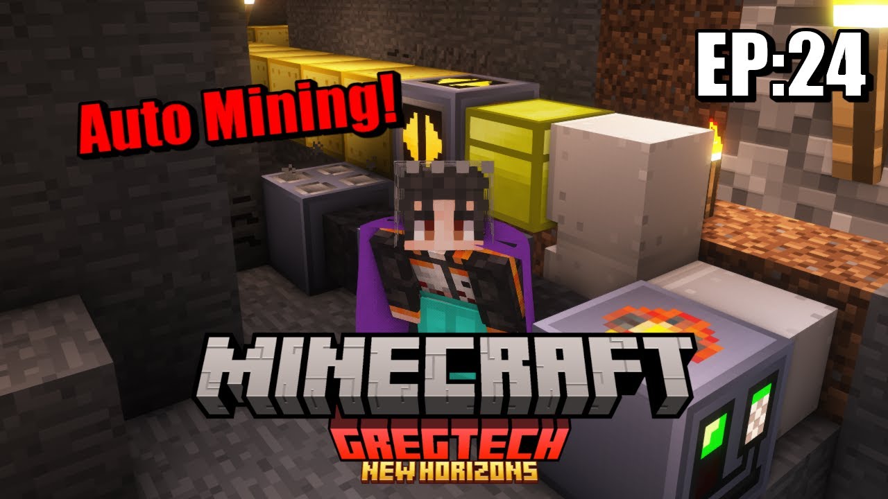Auto Mining! | GregTech New horizons Episode 24 - YouTube