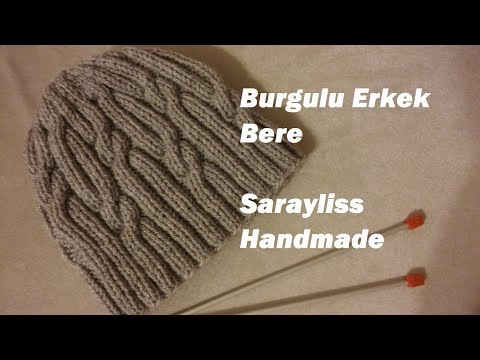 Burgulu Erkek Bere #erkekberemodelleriveyapımı #örgüerkekbere #saraylisshandmade #örgübereyapımı
