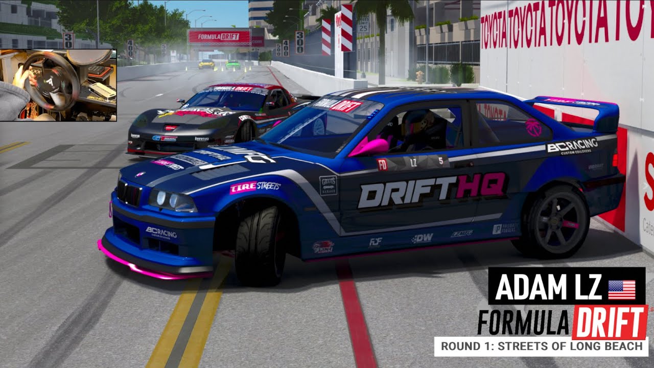 Adam LZs E36 Joins REALISTIC Formula Drift Long Beach SERVER!! - YouTube