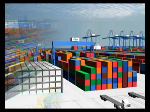 port simulation - YouTube