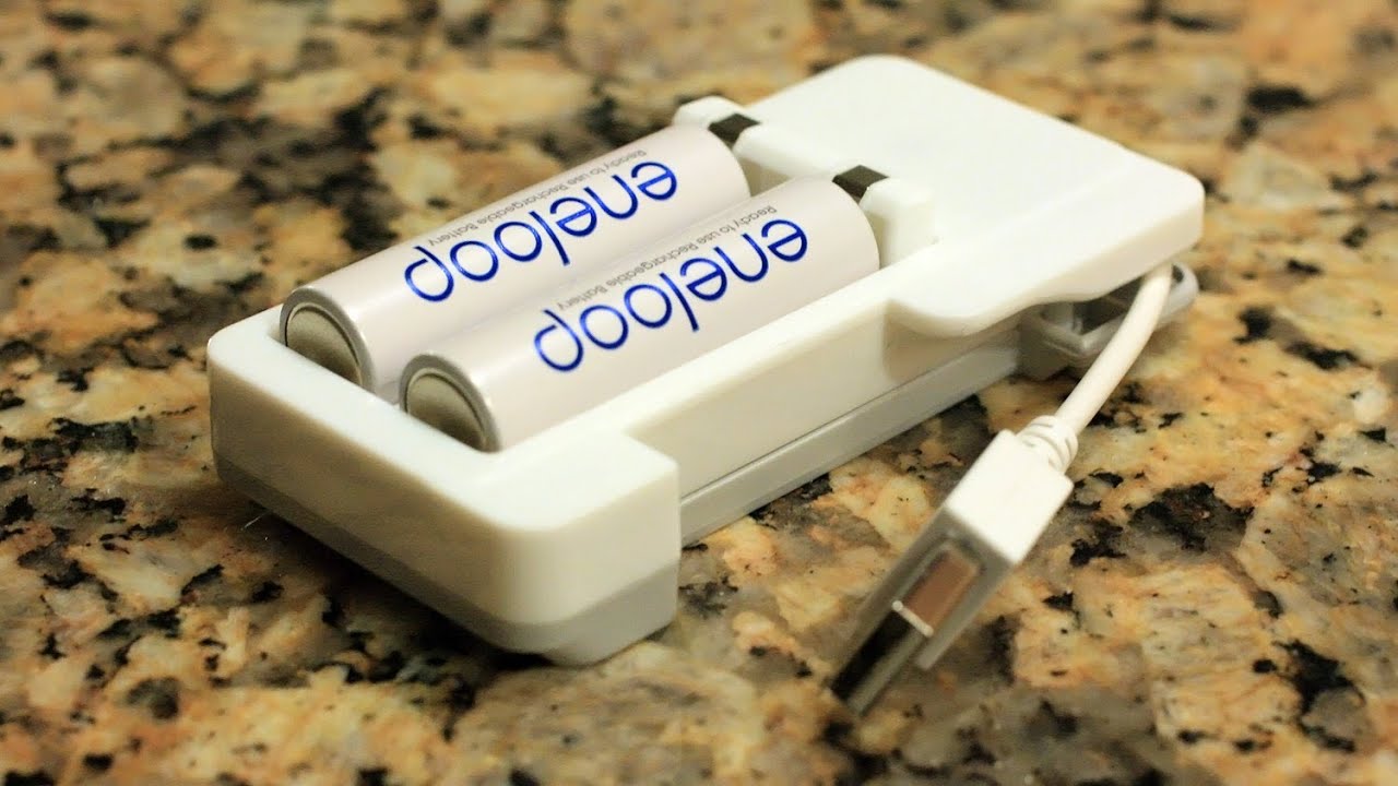 Sany Eneloop USB Rechargeable Battery Charger - Gear Review - YouTube