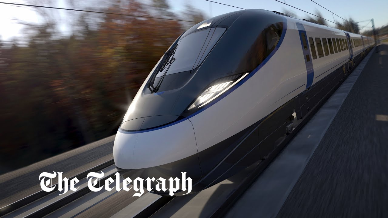 New animations reveal what HS2 trains will look like - YouTube