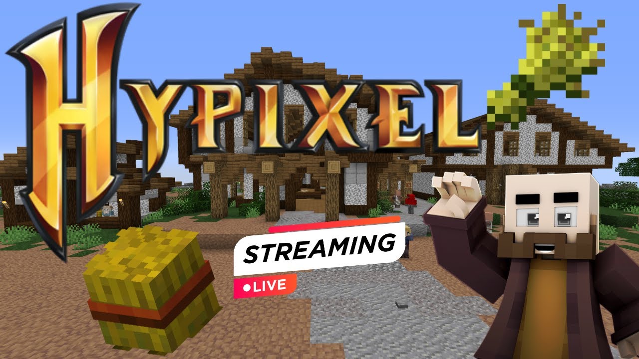 🔥 🚜 Chill Stream: Creating an Infinite Farm in Hypixel Skyblock & Relax ...