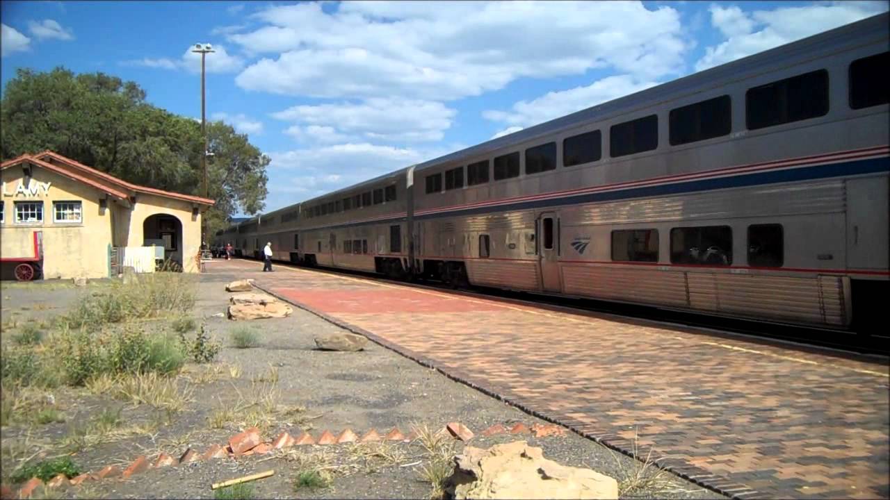 Amtrak's Southwest Chief #3 in Lamy, NM - 9/22/2012 - YouTube