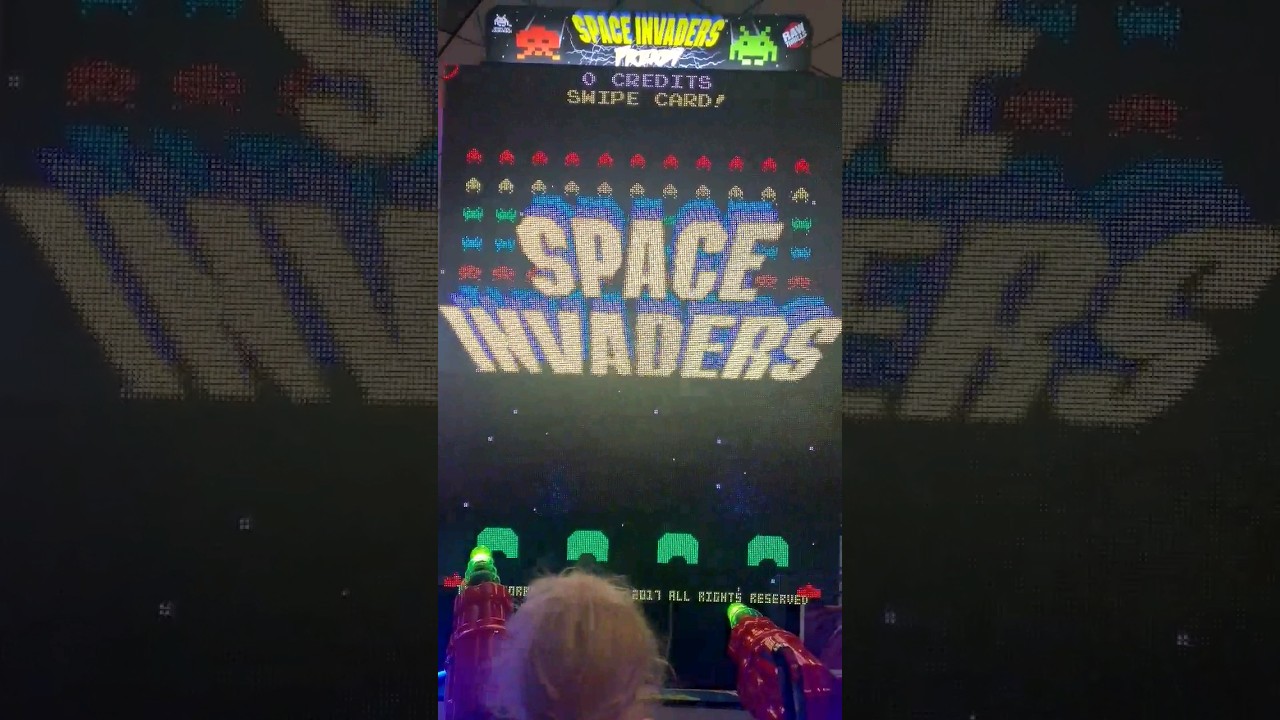 Space Invaders, Gamers & The Roberts Kids! Family fun arcade Day ...