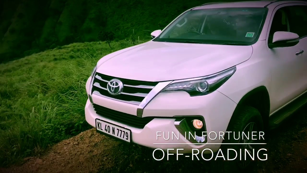 Off roading in Fortuner - YouTube