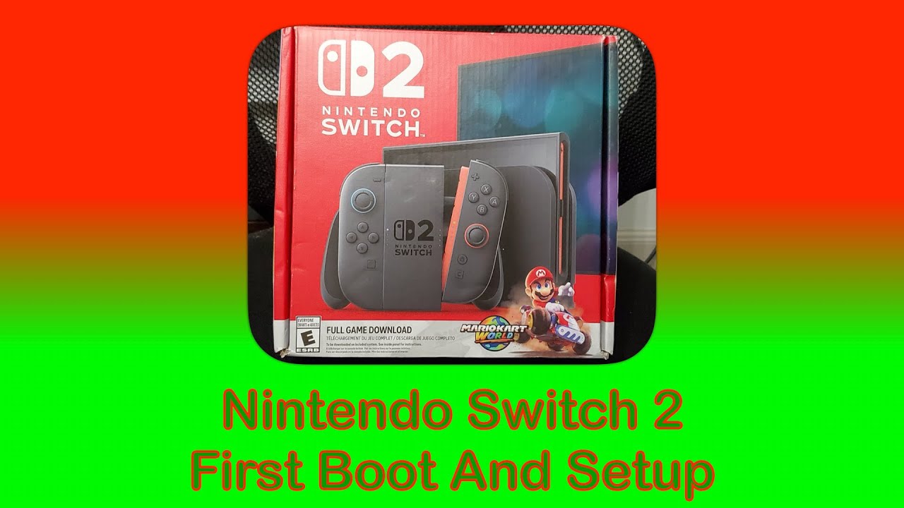 Nintendo Switch 2 First Boot and Setup Walk Me Thru - YouTube