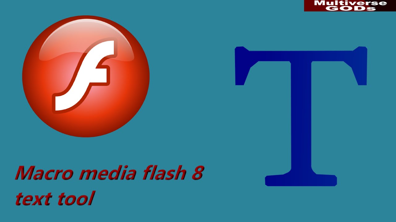 How to use the text tool in a Professional way | macro media flash 8 tutorial - YouTube
