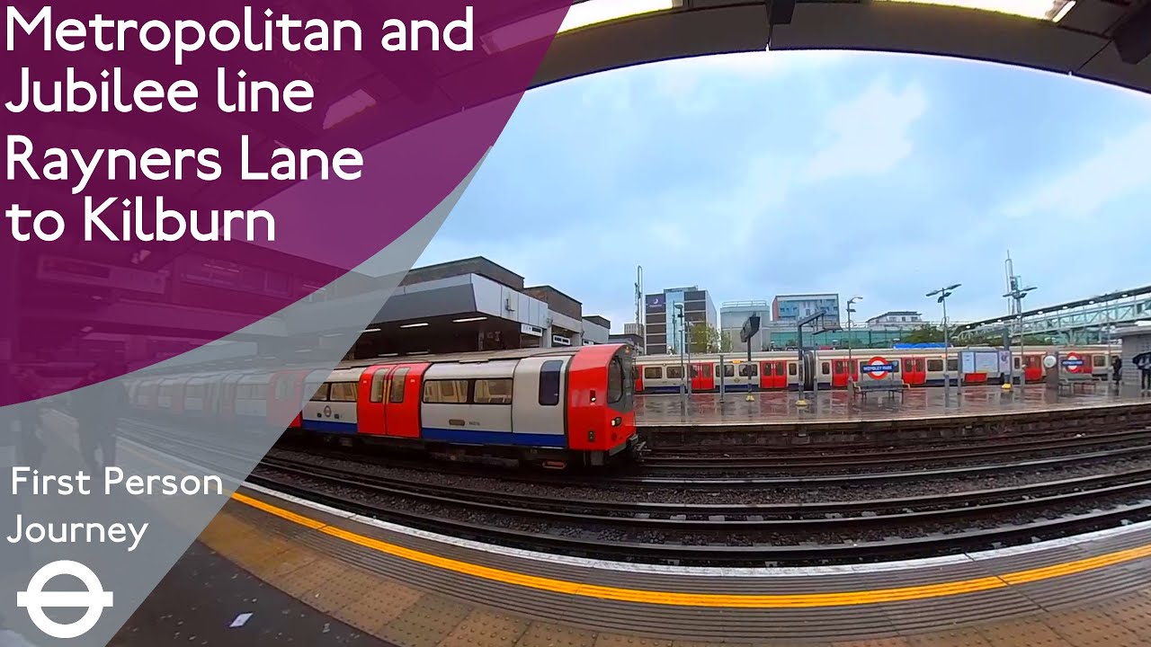 London Underground First Person Journey - Rayners Lane to Kilburn - YouTube