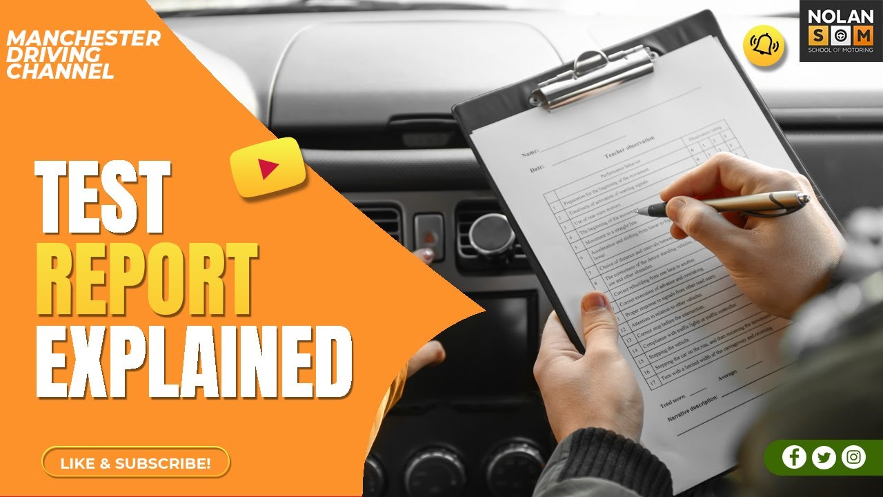 Driving Test Report Sheet Explained - YouTube