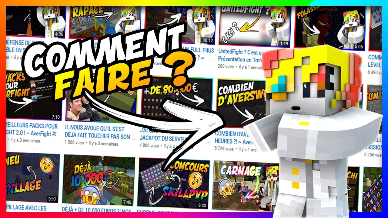 COMMENT FAIRE DE BELLES MINIATURES MINECRAFT ?! - YouTube