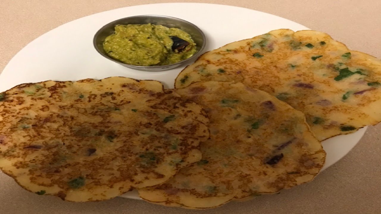 రవ్వ అడై || Instant Rava Adai || Crispy Crunchy Breakfast - YouTube