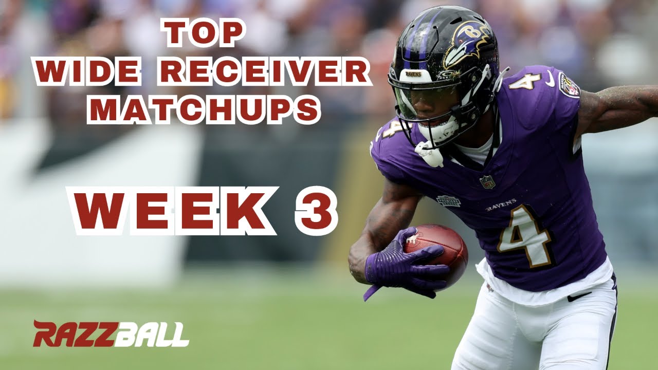 Top Wide Receiver Matchups for Week 3 - Slot vs. Wide Analysis - YouTube