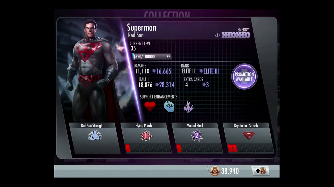 Red Son Superman Injustice Card
