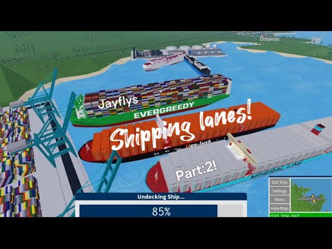 Playing shipping lanes again: Time lapse - YouTube