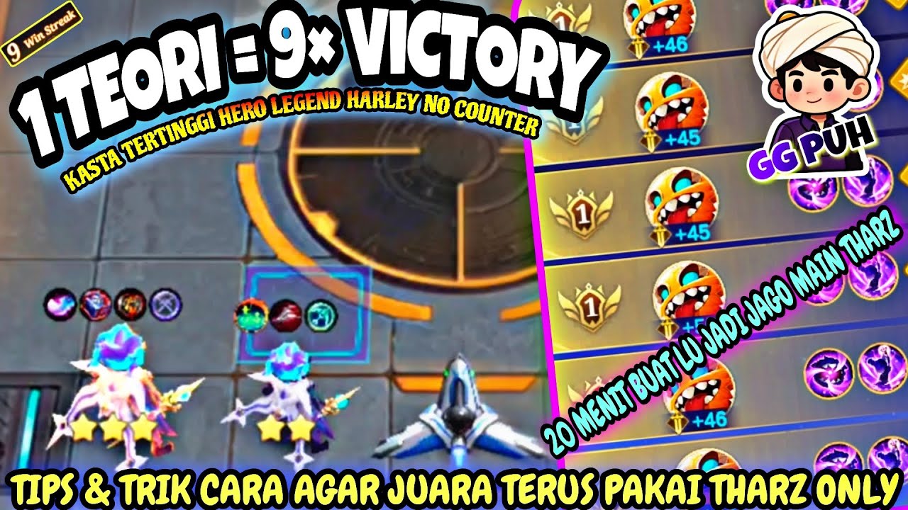 1 TEORI = 9× VICTORY !! TIPS & TRIK CARA AGAR BISA JUARA 1 TERUS PAKAI ...