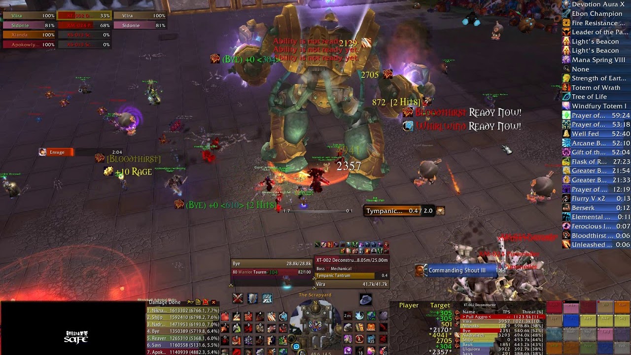 World of Warcraft: Safe VS XT-002 - YouTube