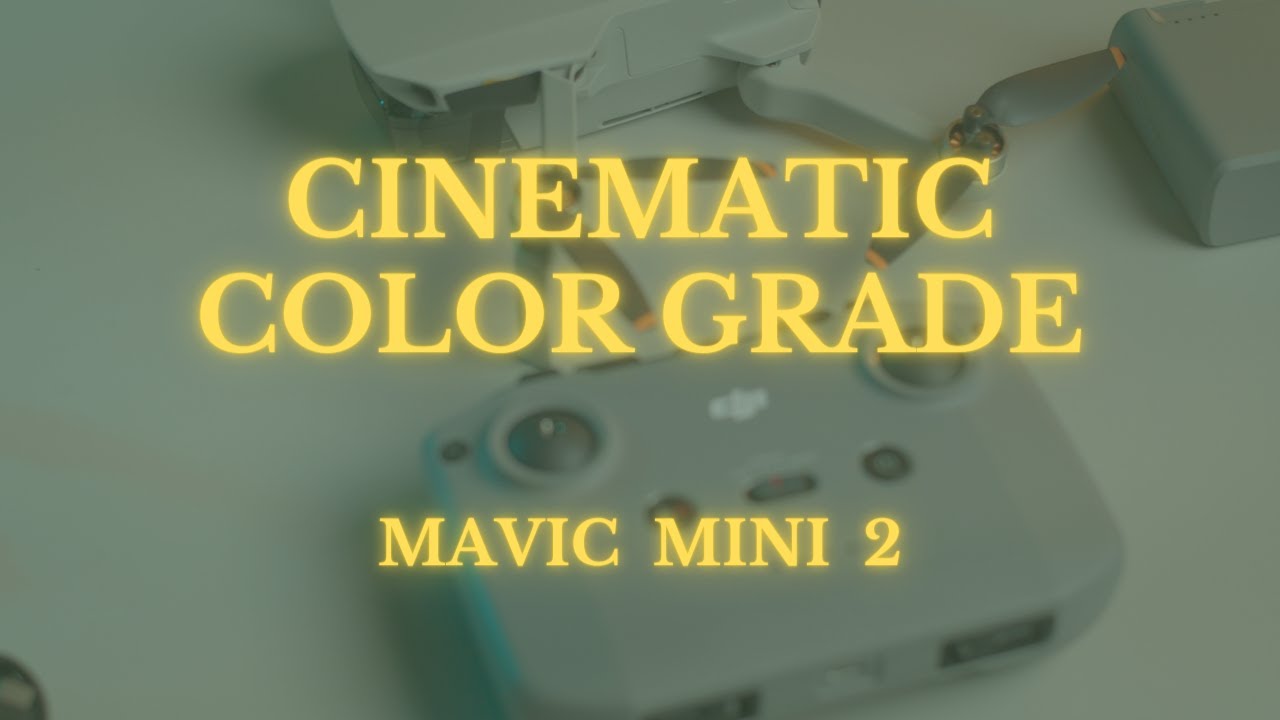 How to Color Grade Your DJI Mavic Mini footage - YouTube