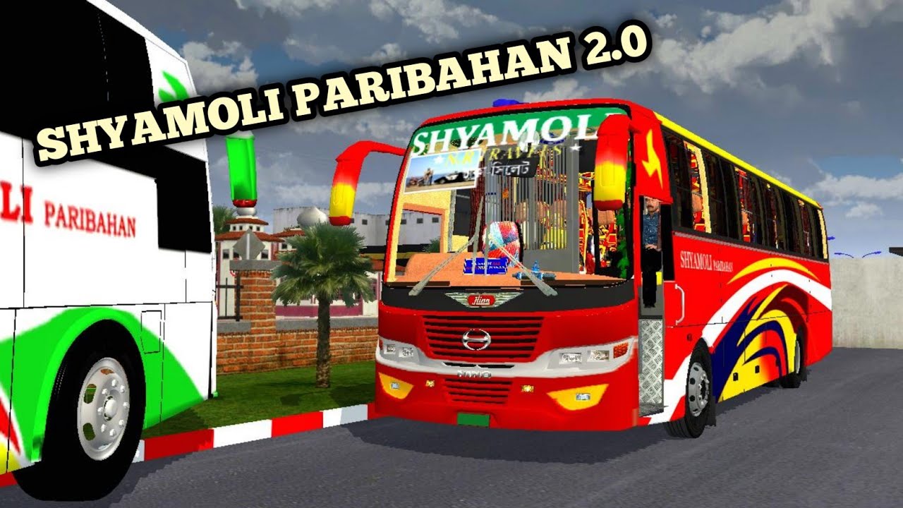 New Shyamoli body bus mod | Bussid Mod | Review+link - YouTube
