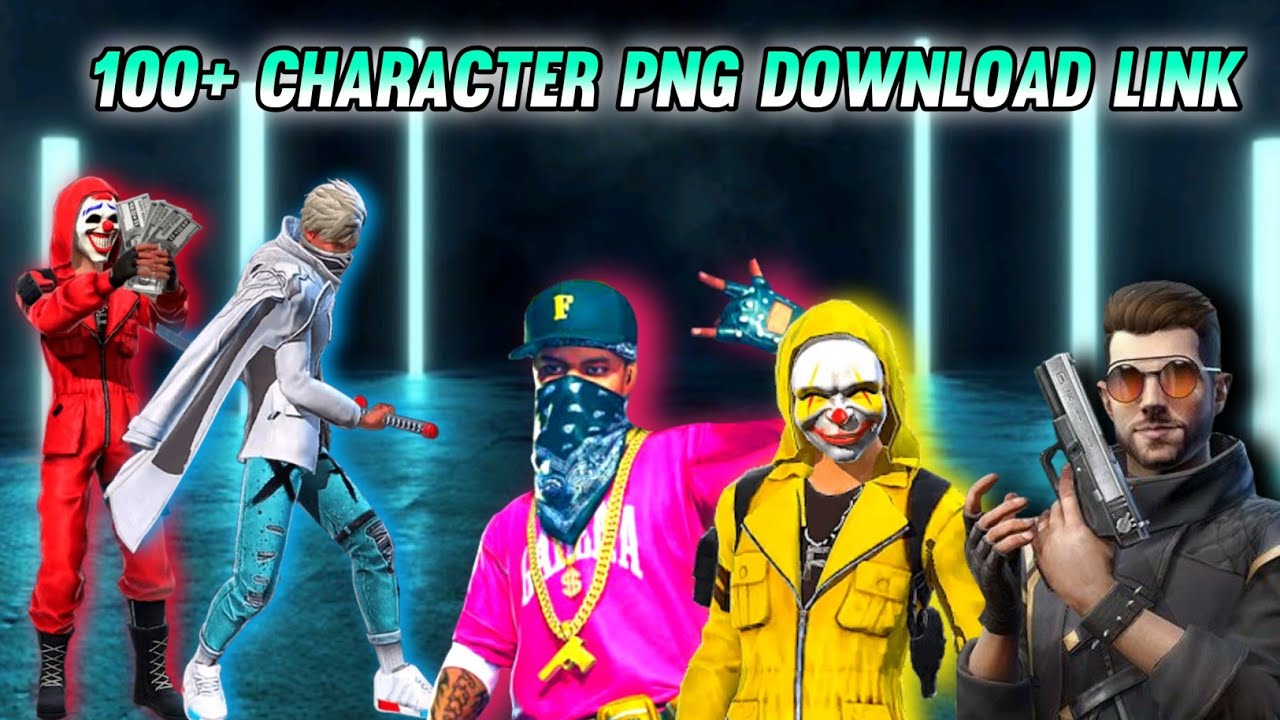 100+FREEFIRE CHARACTER PNG DOWNLOAD LINK 🔒|| GOOGLE DRIVE DIRECT LINK🔥 ...