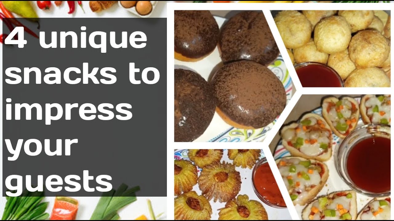 4 Unique Snacks to impress your guests | Amazing Creamy Chicken Snacks ...