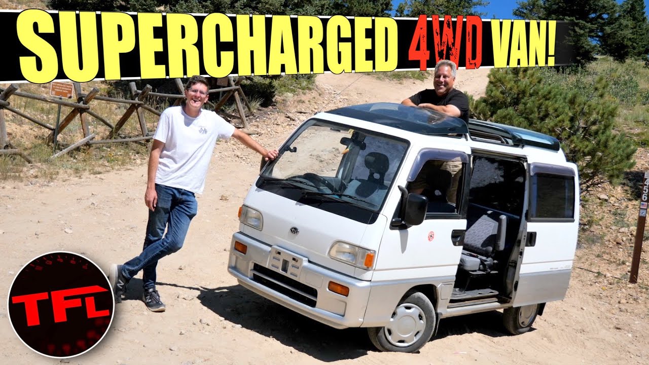The Tiny Subaru Sambar is a CONVERTIBLE 4x4 Van That Is CHEAP (& Legal ...