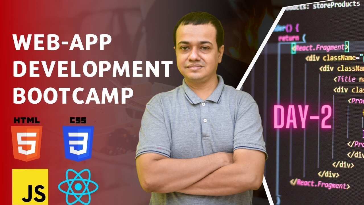 🔴 Web-App Development Bootcamp - Day 2 - YouTube