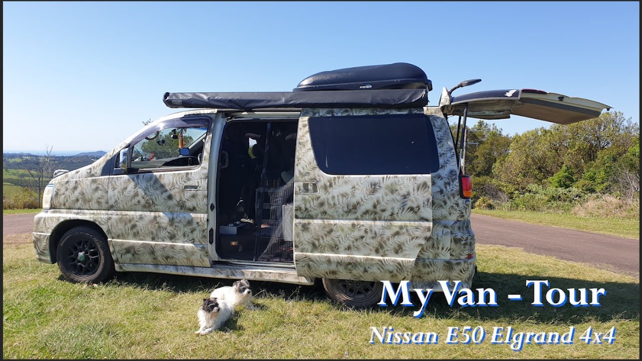 My Van Tour Nissan Elgrand Self Build - YouTube
