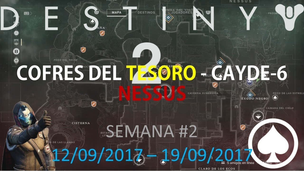Destiny 2 - Cofres del Tesoro de Cayde-6 (Nessus) [SEMANA #2] - YouTube