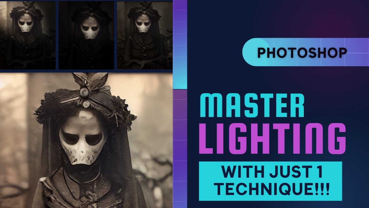 Master Photoshop Lighting - ONE Technique To Do It All! Directional ...