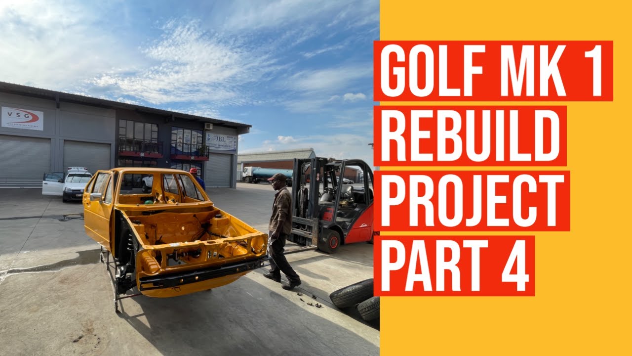 GOLF MK1 REBUILD PROJECT PART 4 - Installing Engine And Gearbox - YouTube