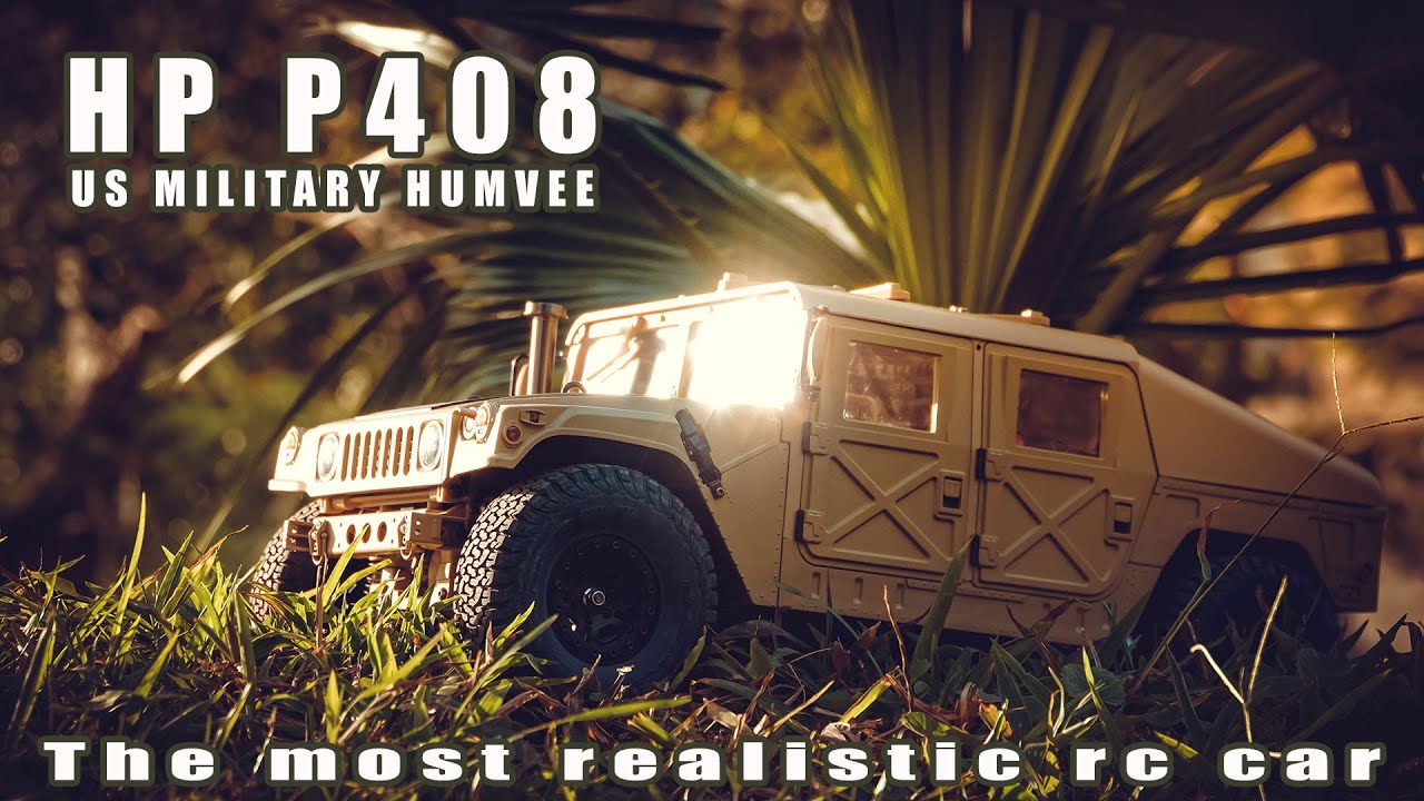 AMAZING RC CAR - HG P408 US MILITARY HUMVEE - BEST RC SCALE EVER - RC ...
