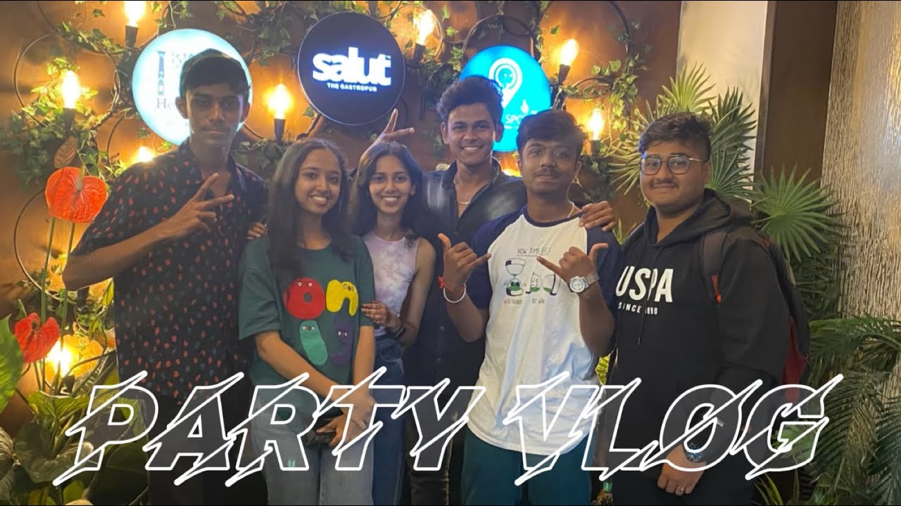 Our first vlog 🫶🏻☺️ (Party vlog 🥳) - YouTube