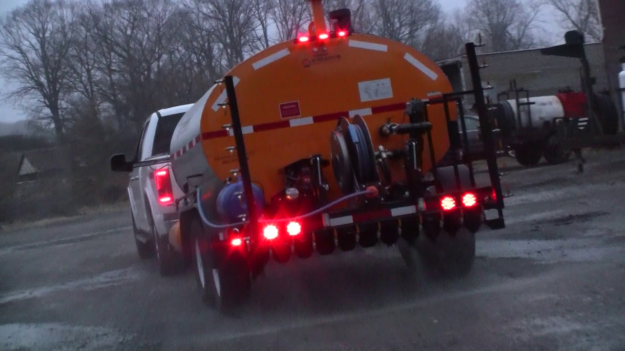 Stratos tar sprayer, tar buggy, spraying 8' of 14' Call 518-218-7676 ...