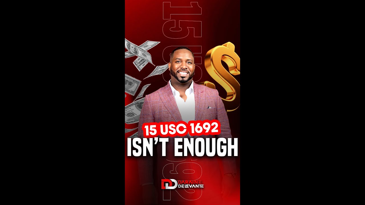 15 USC 1692 Isn’t Enough - YouTube