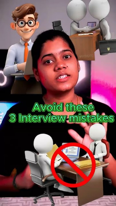 🔥 Top 3 Mistakes Freshers Make in Interviews (Avoid These to Get Hired Fast!) #interviewtips ...