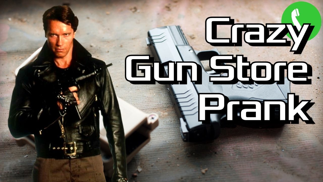Arnold Calls More Crazy Gun Stores - Prank Call - YouTube